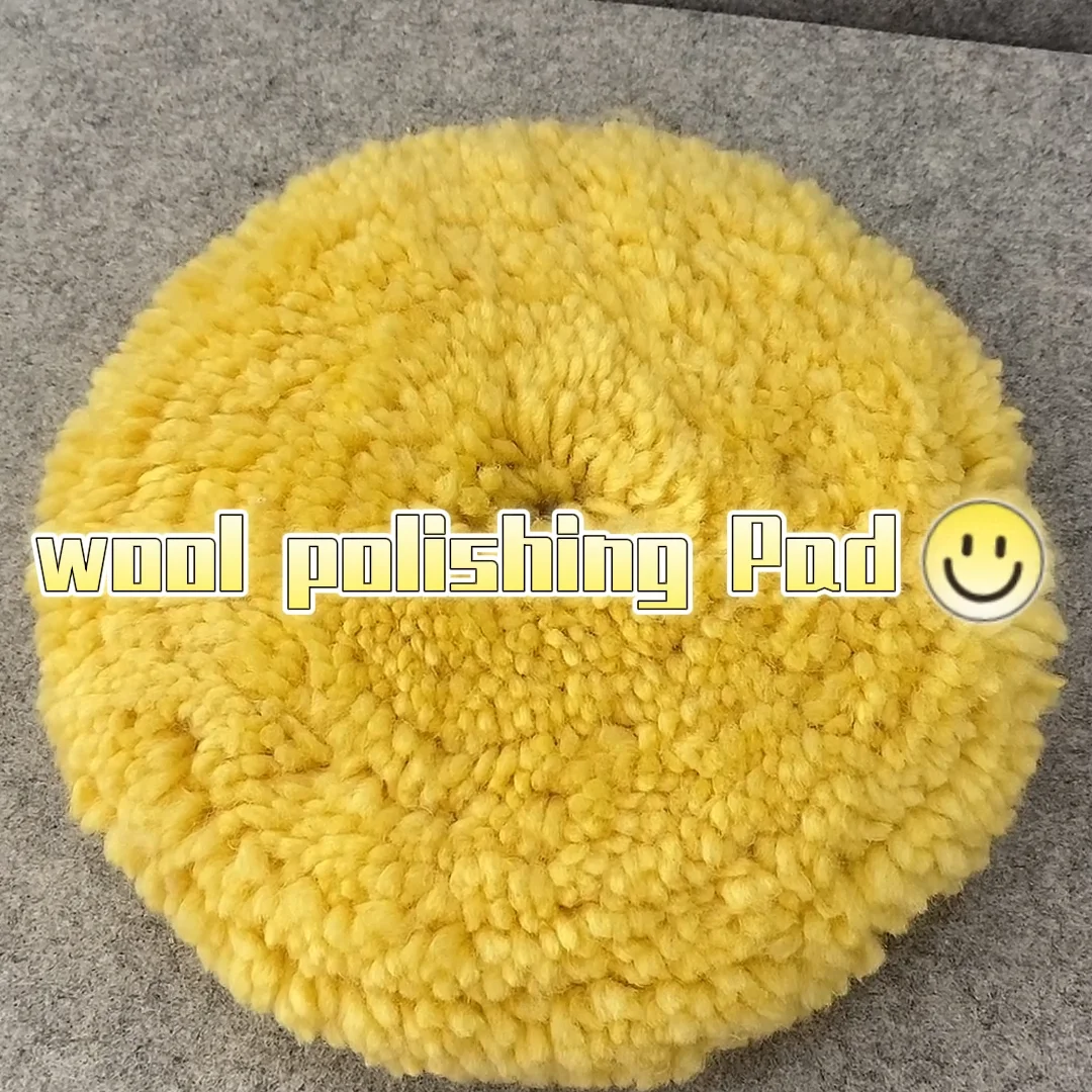 Car Care Products Auto Detailing Buffer Polisher Lambswool 8" Double ...