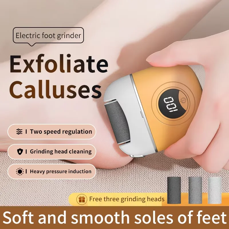 Mini Portable Electric Foot Grinder Rechargeable Foot Callus Remover ...
