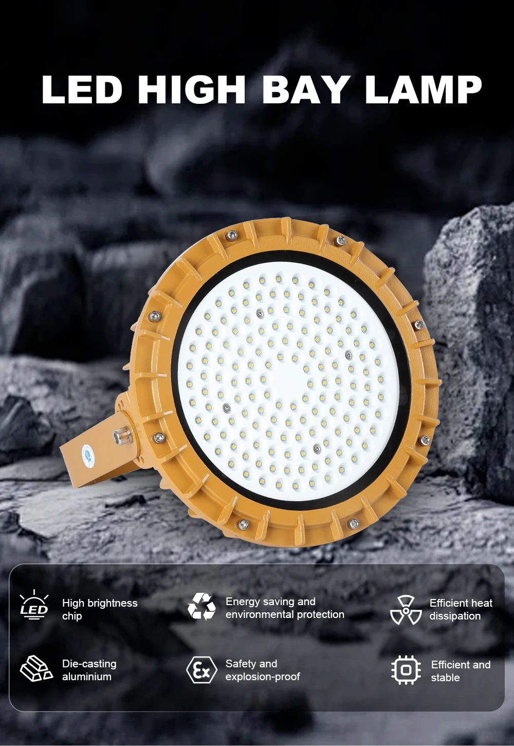 Explosion Proof Light High Bay Led Light 50w Bridgelux Led Chip 50w ...