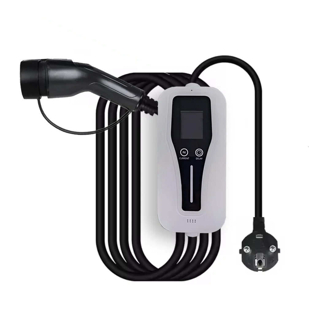 16a 32a Mode Level 2 Ac Ev Charger 7kw 11kw Evse Portable Ev Charger ...