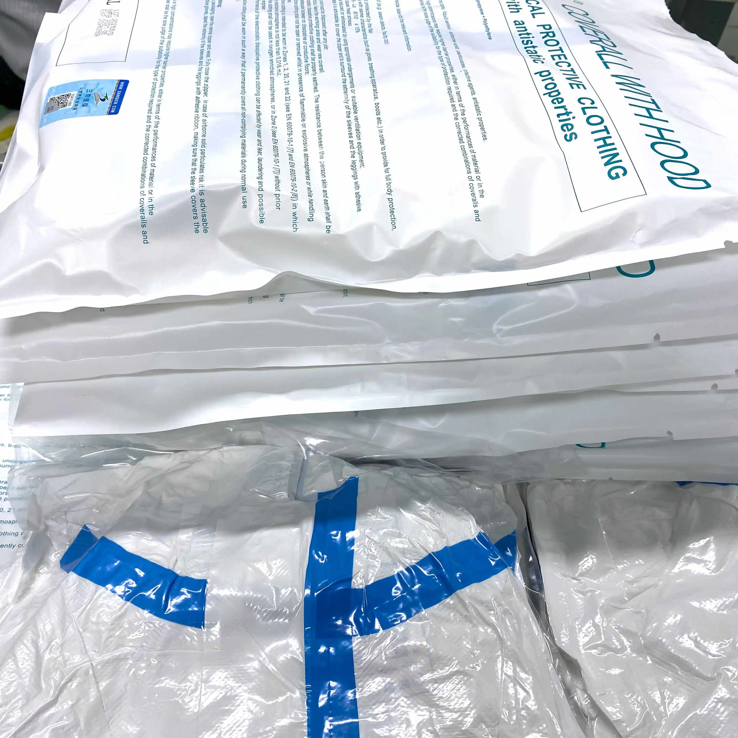 PPE III Custom Type 56 SMS Laminated Fabric Work Wear Suit