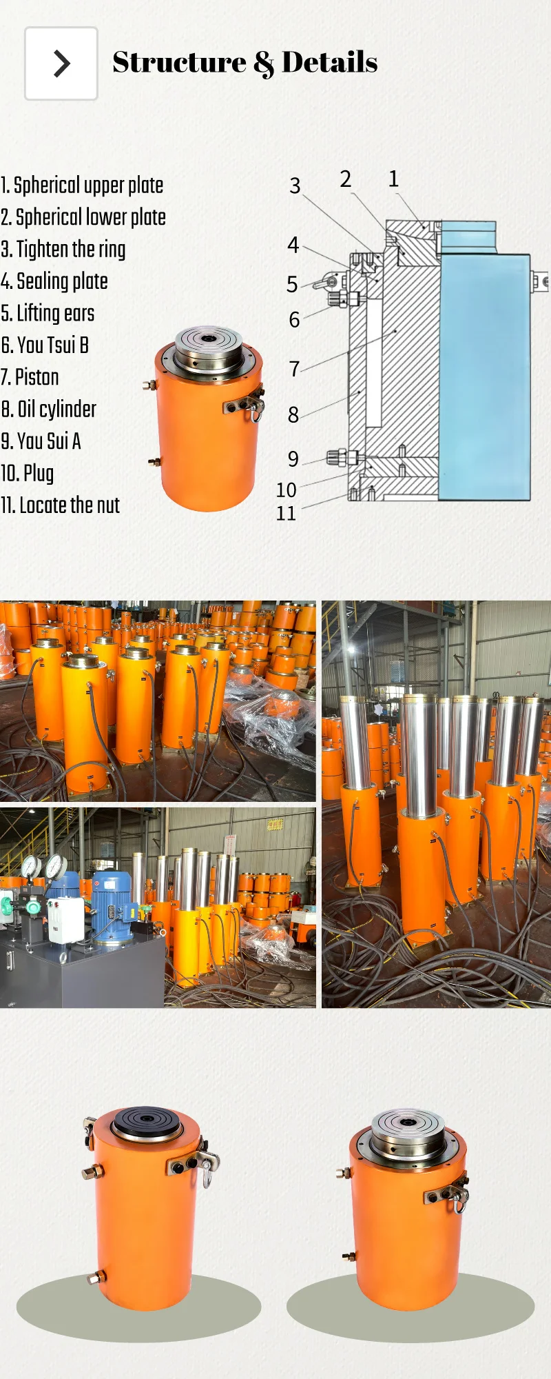 The Pre-tensioned Jacking Jack Is Used For Jacking Construction - Buy ...
