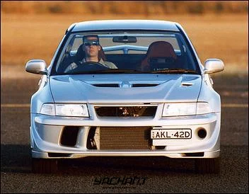 Carbon Fiber EVO 6 Tommi Makinen Front Bumper Lip for Mitsubishi Lancer ...