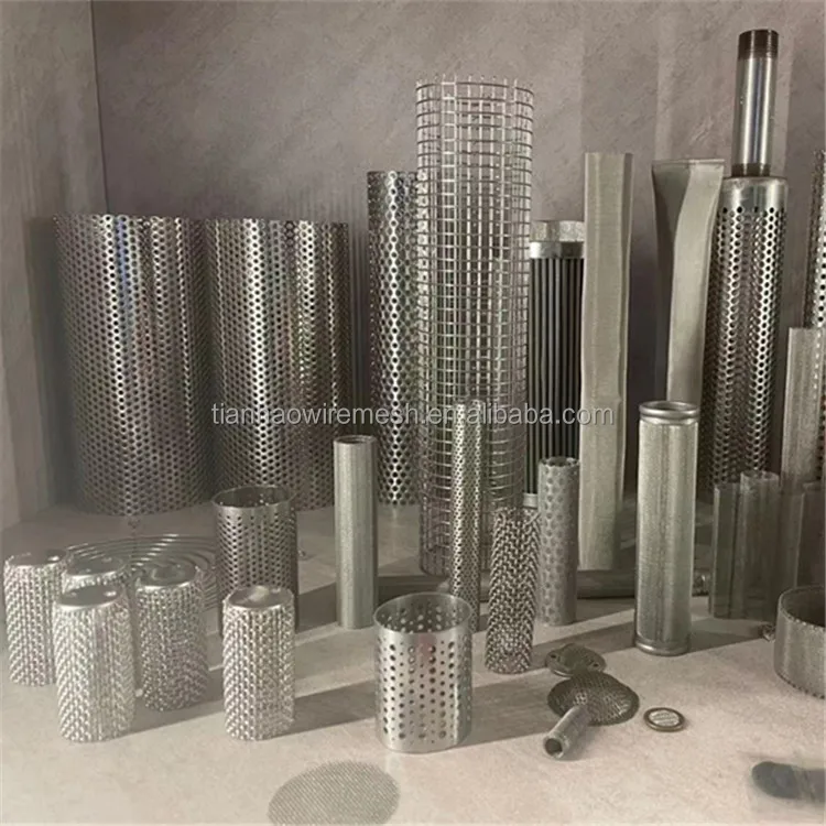 304 Stainless Steel Porous Filtration Spiral Seamless Welded Punched ...