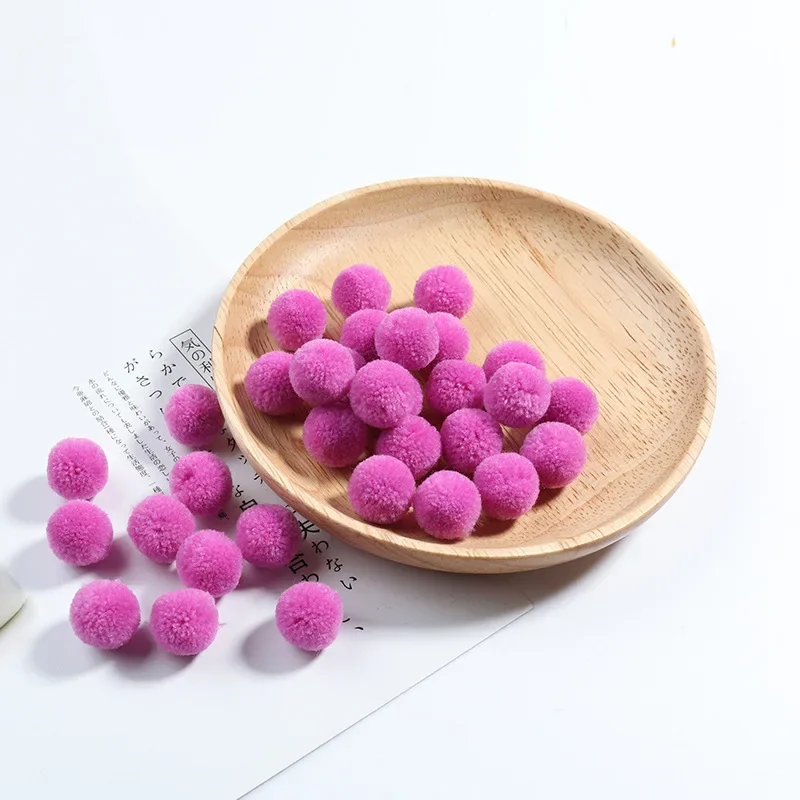 Fluffy Soft Pompom Plush Pom Poms Ball 20mm Pompoms Diy Handmade Sewing ...