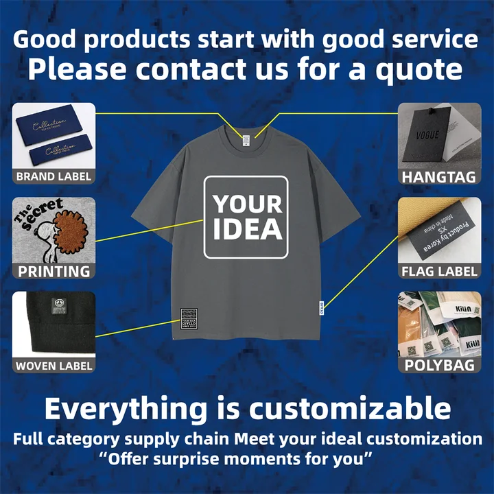 Nextide Custom Heavyweight Modal T-Shirt High Street Vintage Oversize ...