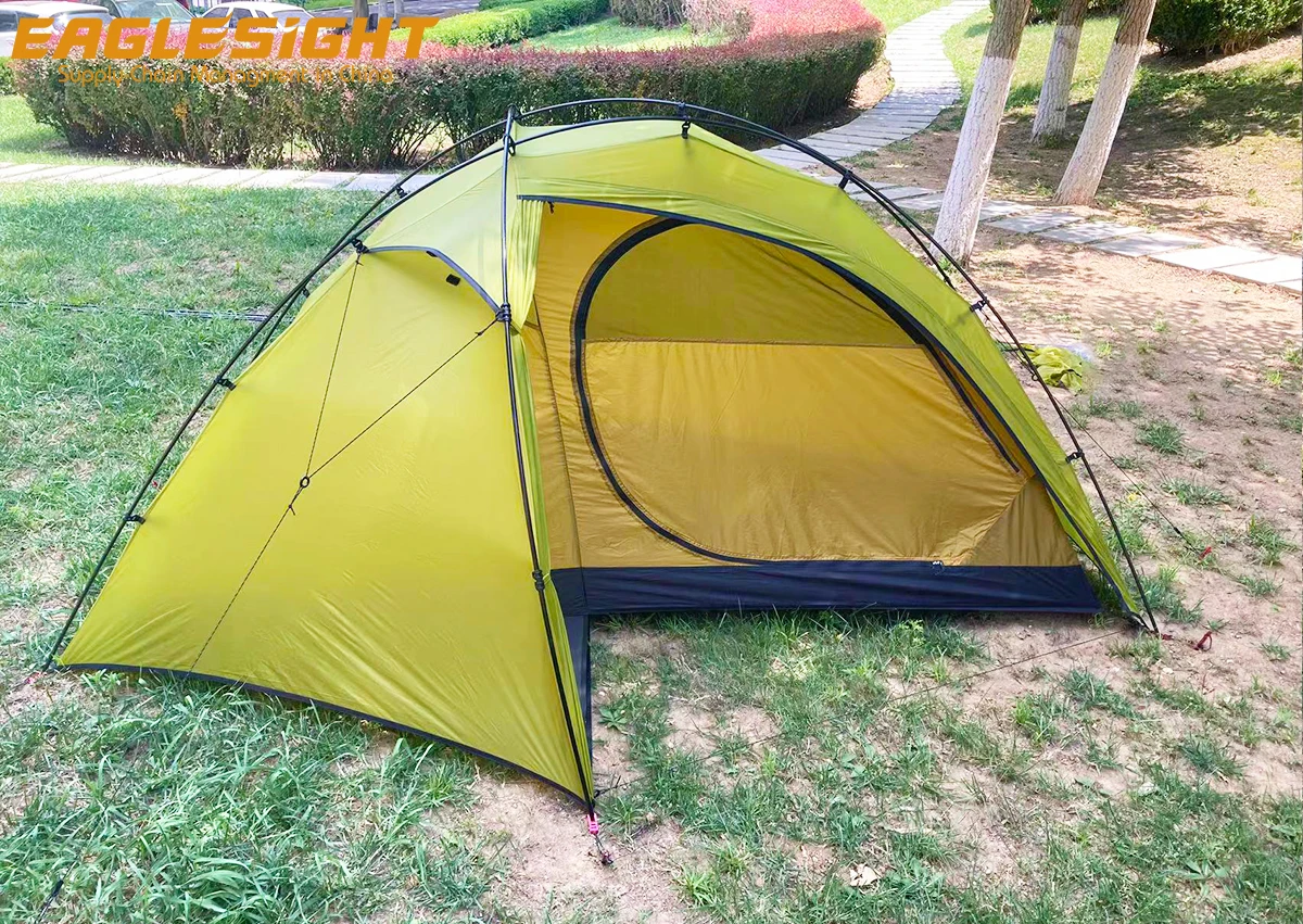 1.25KG Ultralight 1-Person Backpacking Tent - Double Layer, Waterproof ...