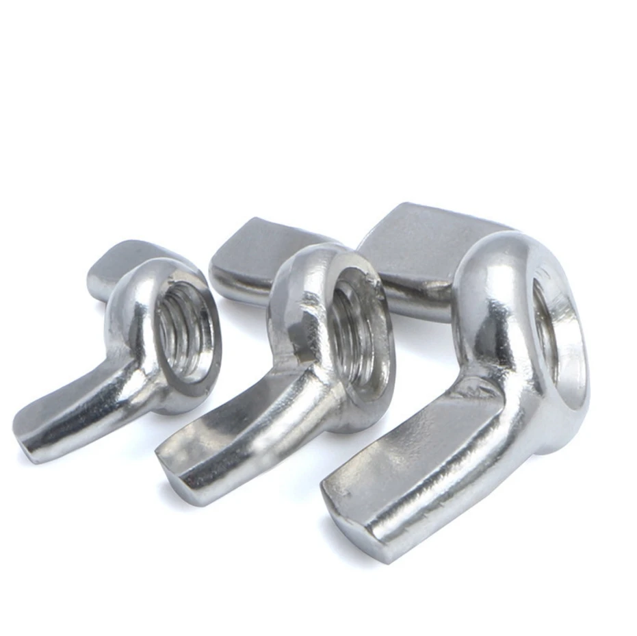 Wing Nuts Din315 Rounded Wings M8 M10 Ss304 Butterfly Nuts Precision ...