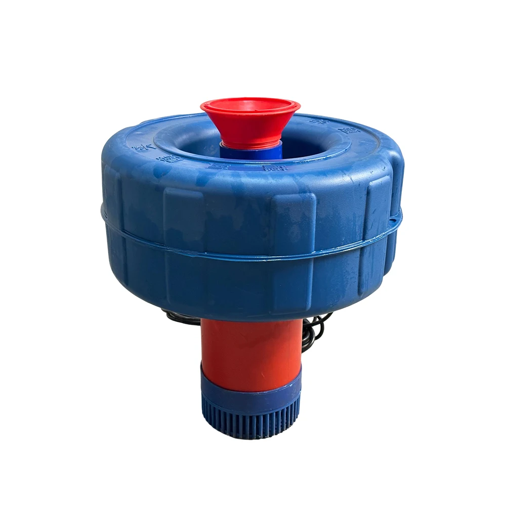 Floating Pump Solar Powered Aerator Fish Shrimp Farm Pond Automatic ...