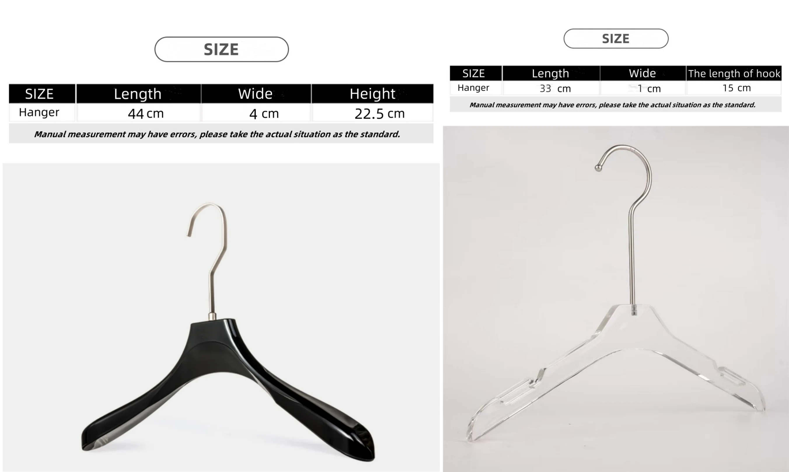 New Arrival Acrylic Hanger Collection For Mall Boutique Fashionable ...
