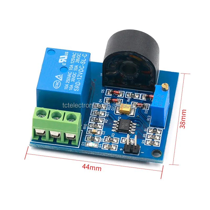 5a Overcurrent Protection Sensor Module Ac Current Detection Sensor 12v