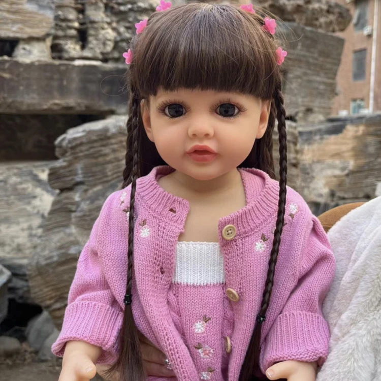 Princess Gifts Lifelike Educational Long Hair Teen Girl Set Real Rubber ...