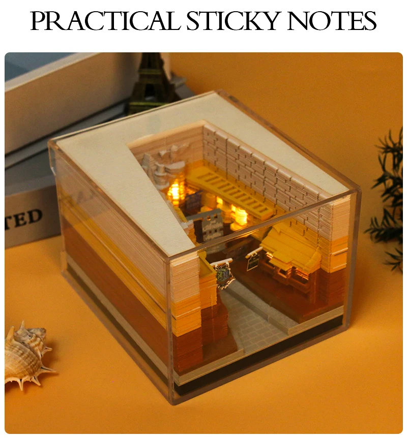 Custom 3D Harris Hogwarts Calendar Memo Pad Sticky Notes - Funny Harry ...