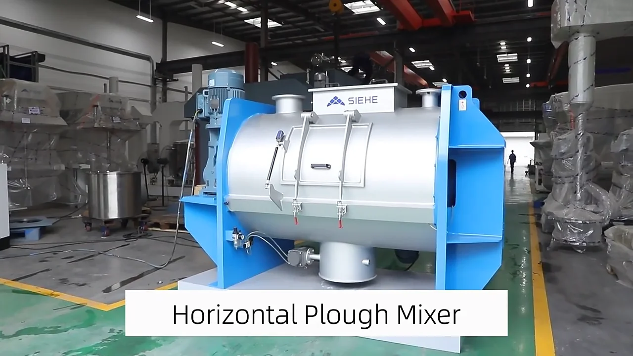 Sludge Treatment Vacuum Drying Mixer Soil Ploughshare Mixer Plow Shear ...