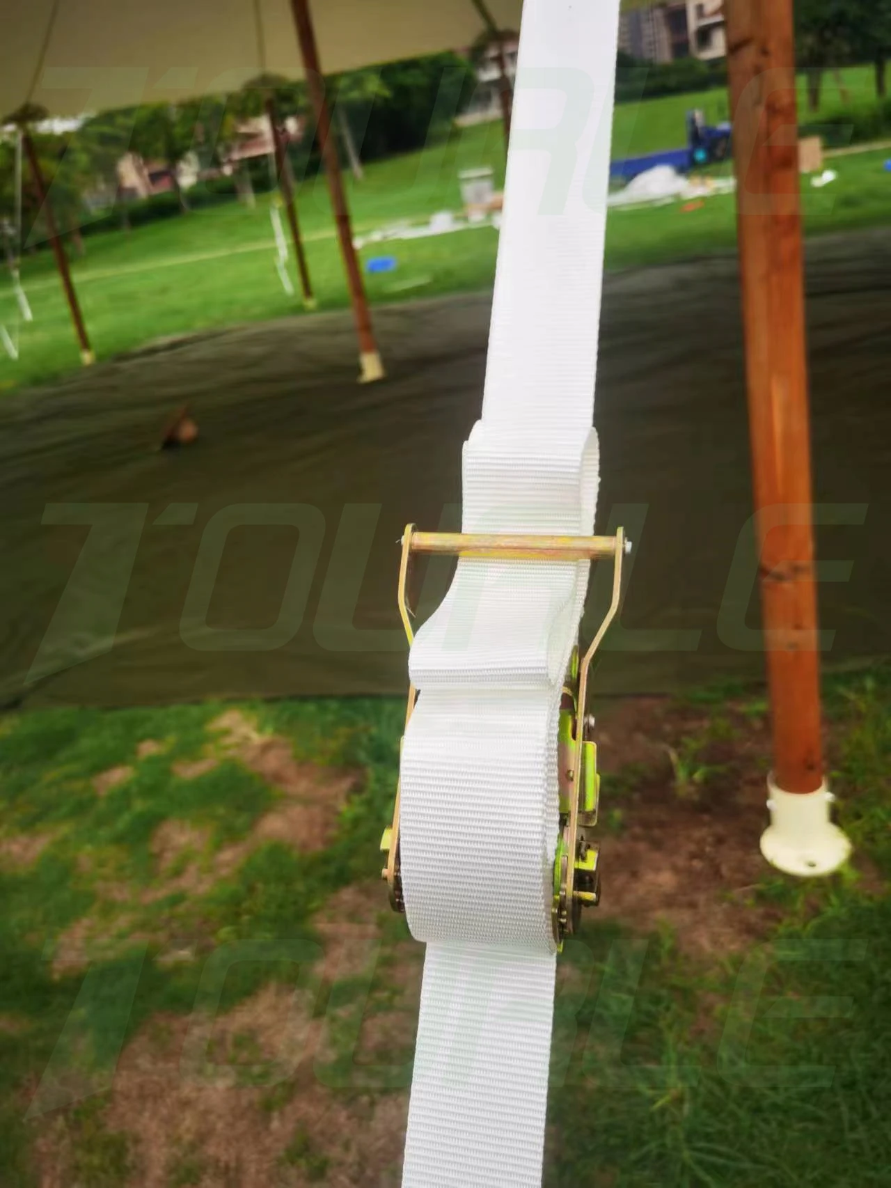 Alibaba.com: Wooden Pole Marquee, Open Side Pole Tent, Medium Sailcloth ...