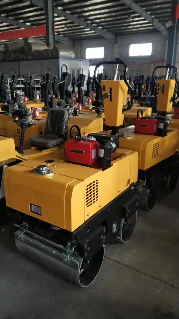 Mini Road Roller Single Drum Compactor Roller Vibration Asphalt Road ...