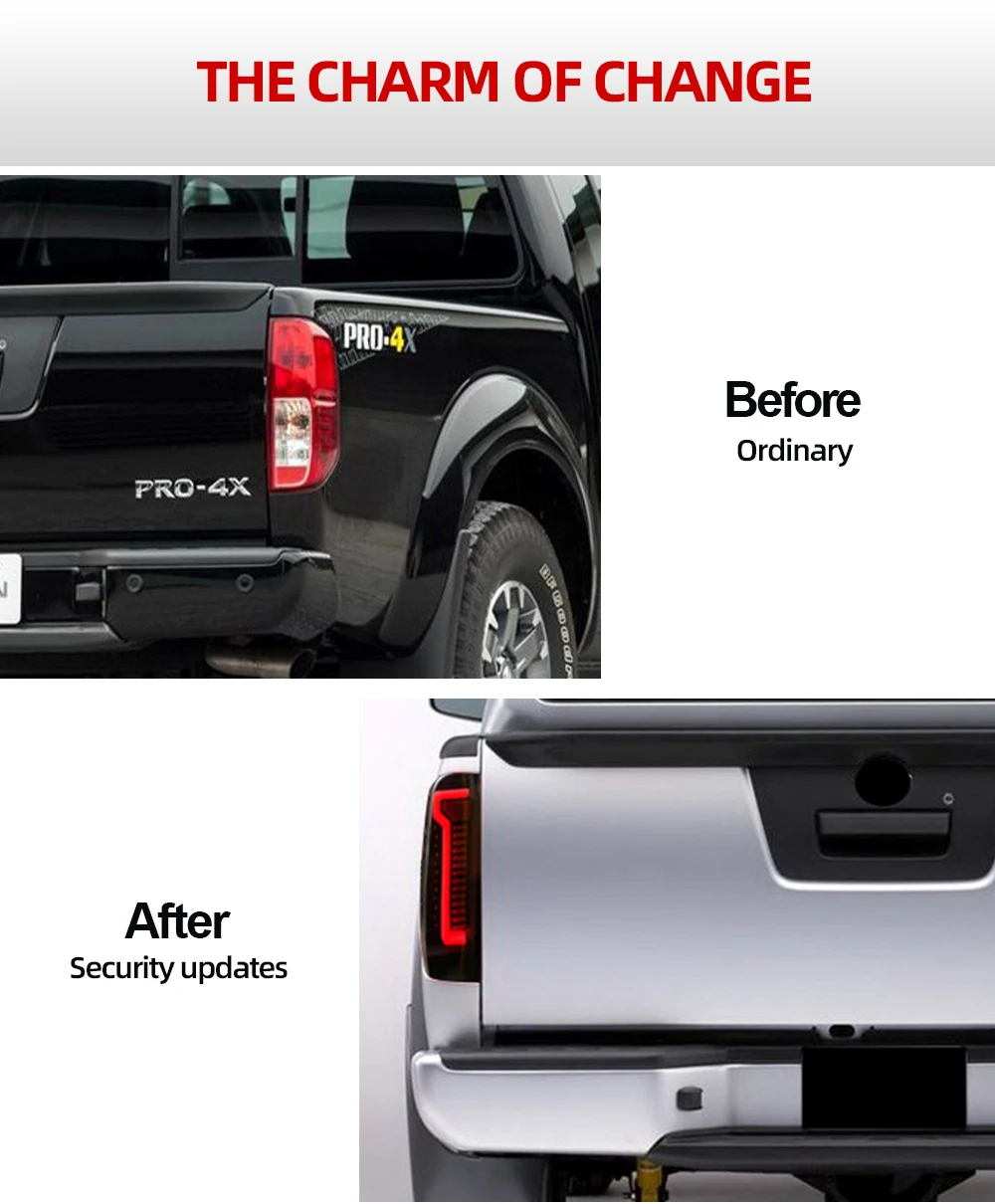 Car Styling Led Tail Light Red Rear Tail Light Brake Lamp Brake Light ...