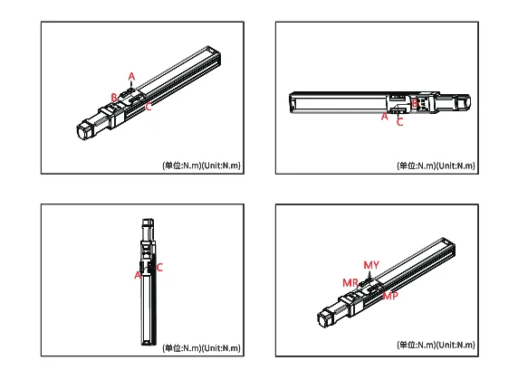 Multi-axis Assembly XY Axis Table CNC Linear Motion Guide Rails ...