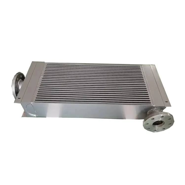 Aluminum Finned Oil Cooler Radiator for Screw Air Compressors