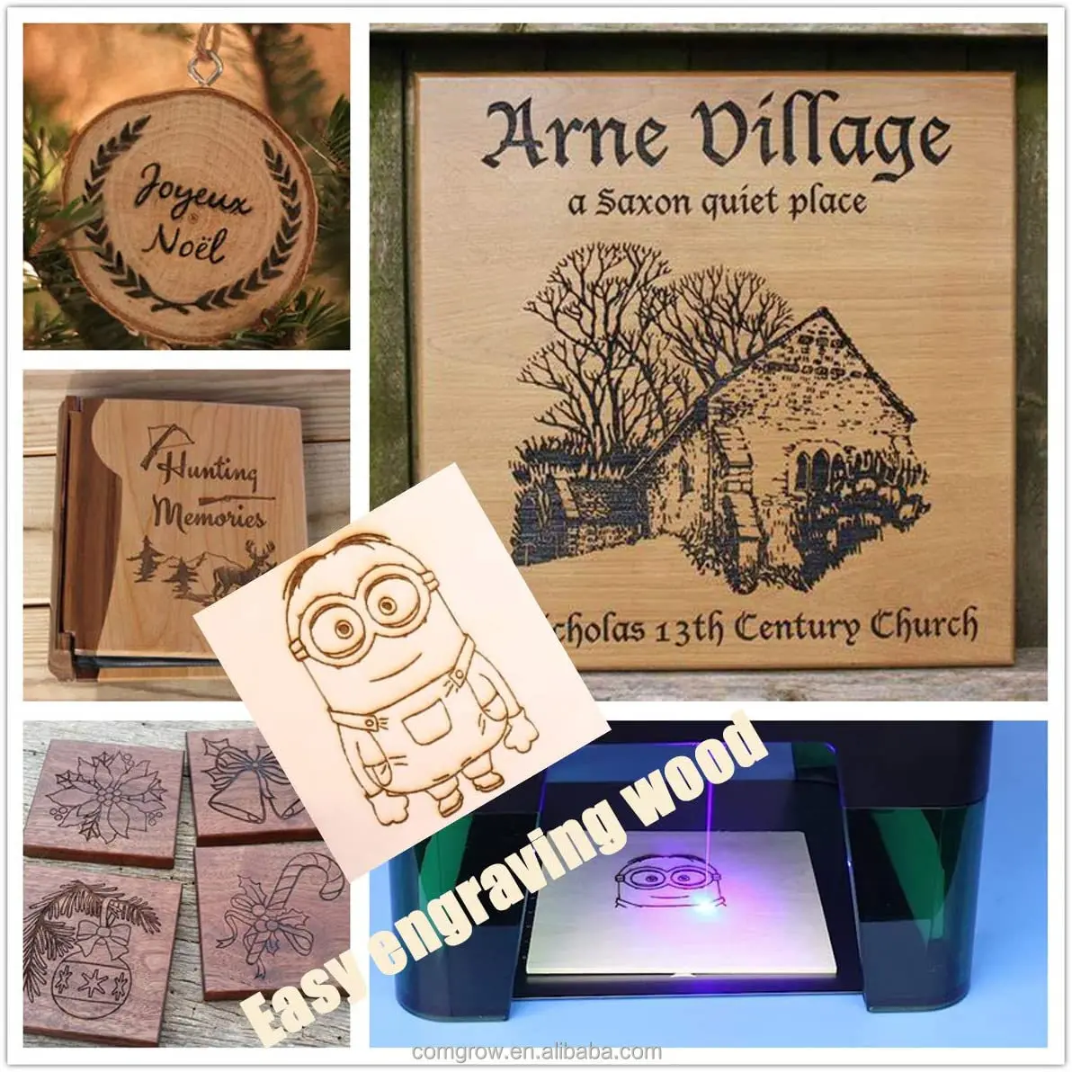 1.6w Mini Laser Cutting Engraving Machines Diode Portable Home Desktop ...