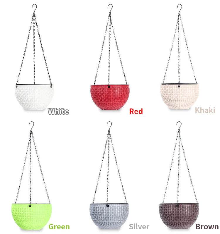 Self- Watering Planter Hanging Pot Extra Large Planter Hanging Flower ...