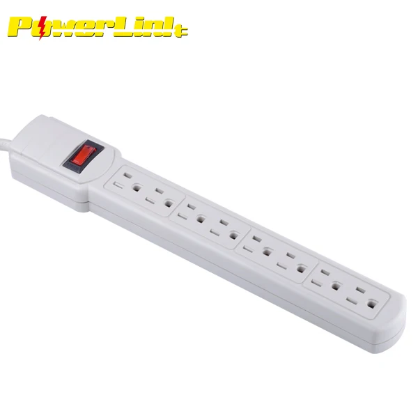 8 Outlets Power Bar - 15A 125VAC 60hz 1875W Surge Protector