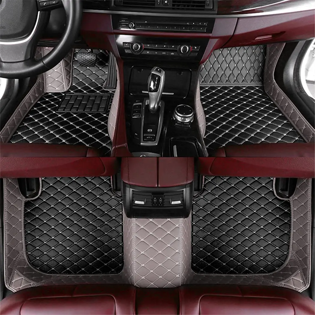 Luxury Leather Splicing Floor Liners Customize Your Personal Model ...
