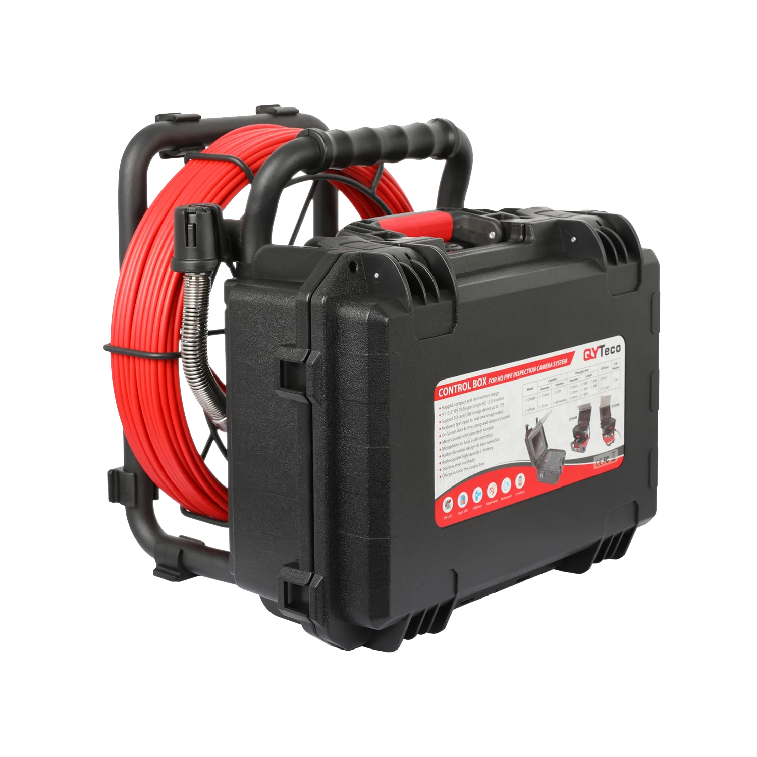 Qyteco Mini Endoscope CCTV Sewer Camera for Pipe Inspection - Durable ...