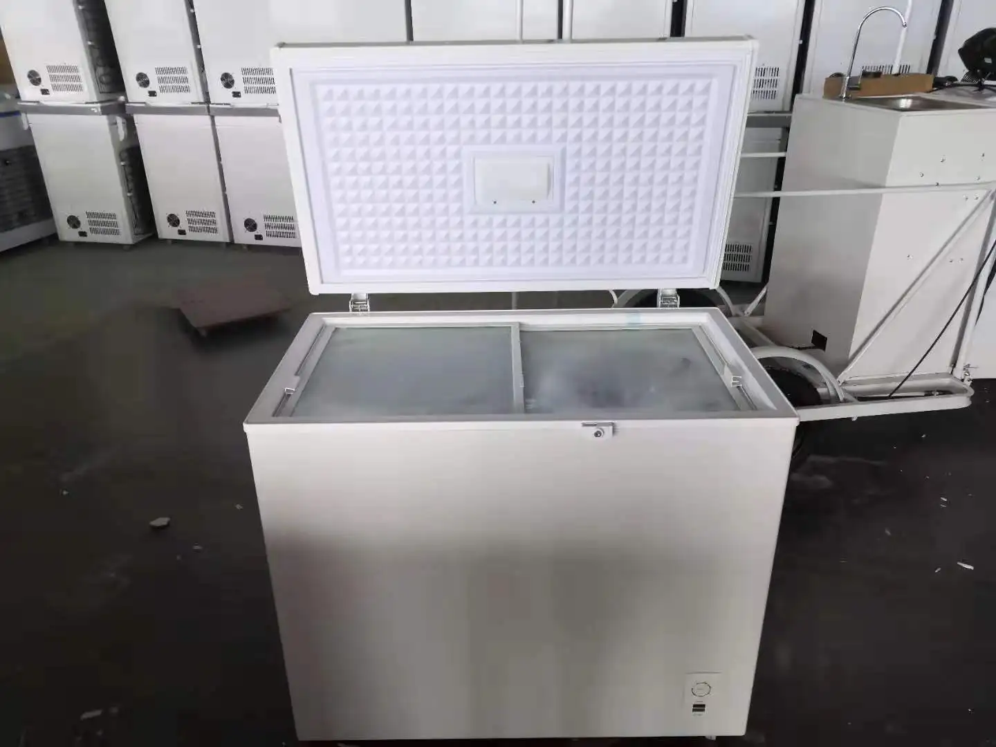 208L 12V DC Solar Deep Freezer High Quality Compressor Cooling Solar ...