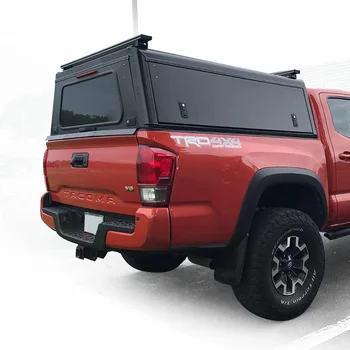 Lamax 4x4 Hard Folding Pickup Truck Topper Camper Bed Tonneau Cover For ...