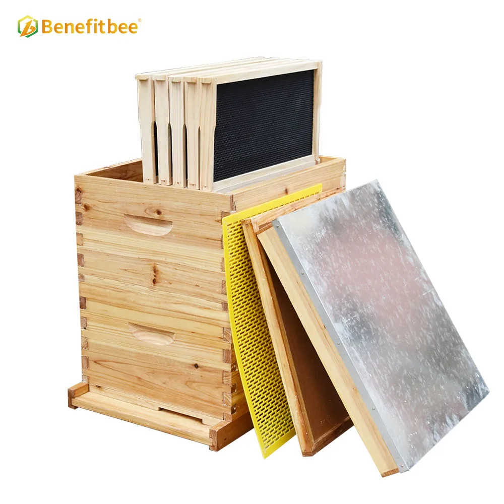 OEM Factory Langstroth Bee Hive Kit Beekeeping Equipment Wooden Beehive ...