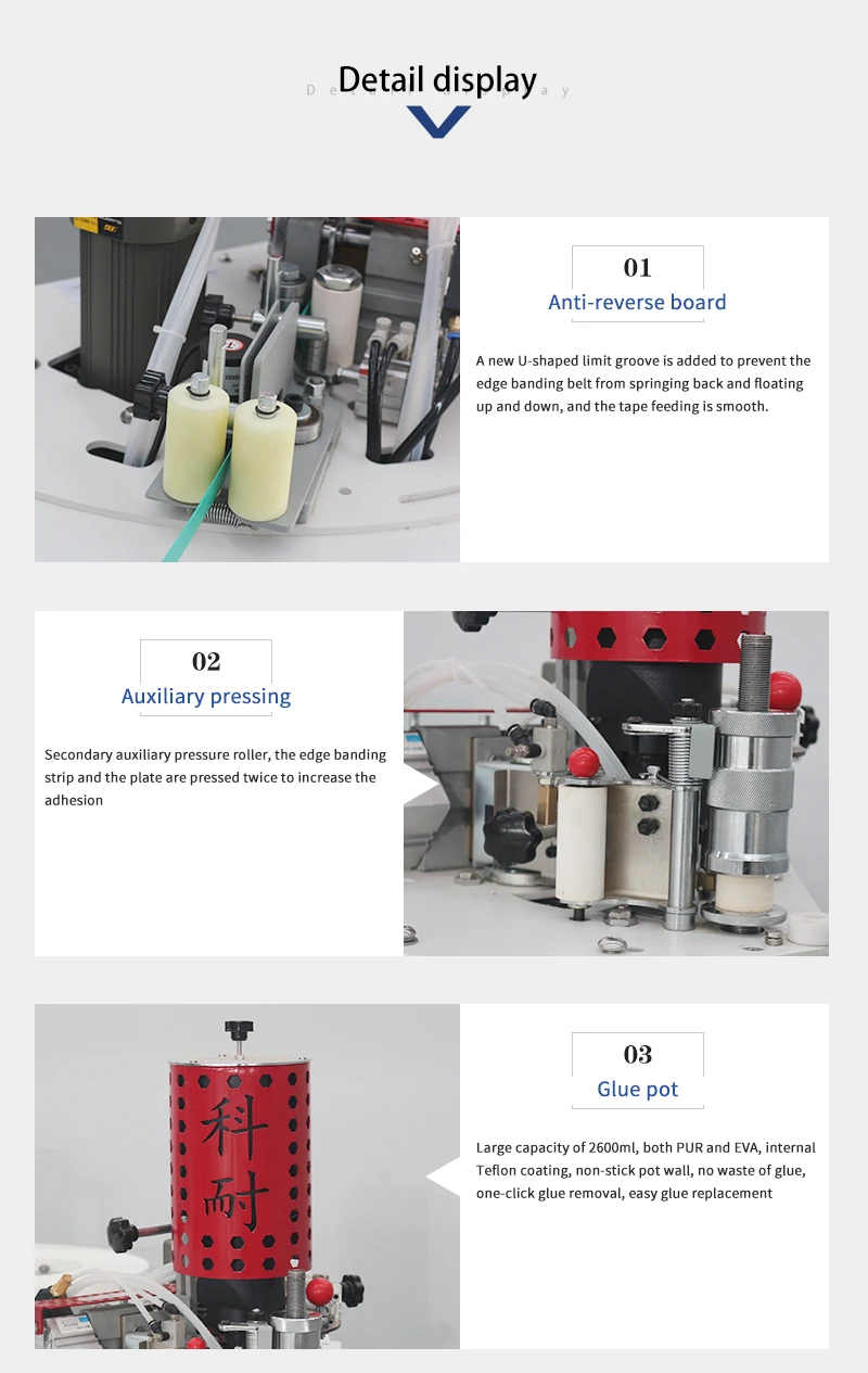 Edge Banding And Trimming All In One Machine Special-shaped Edge ...