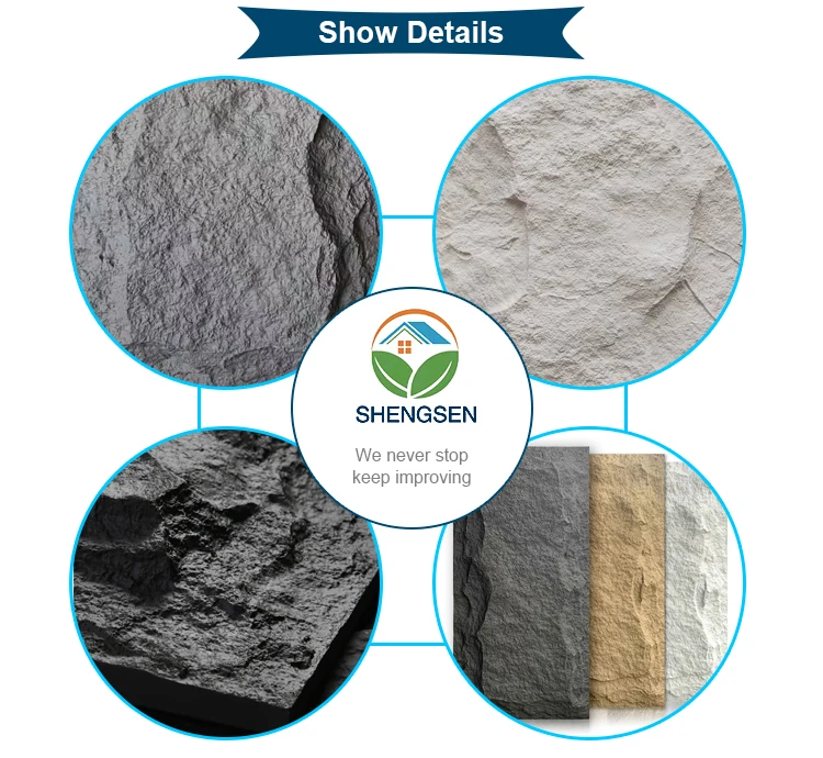 Luxury Polyurethane Pu Stone Various Styles Of Pu Mushroom Stone ...