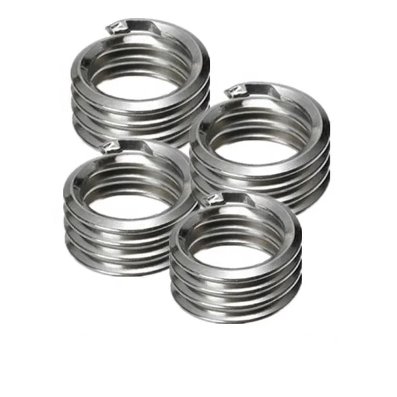 Tangless Coil Screw Thread Inserts For Sheet Metal 18-8 Stainless Steel ...