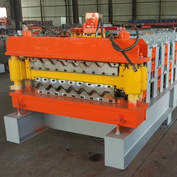 Two Profiles Glazed Roof Tile Ibr Roofing Sheet Double Layer Tile ...