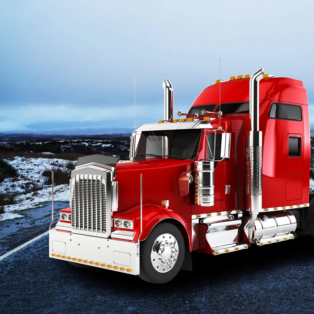 6 Inch 8 Inch 10 Inch Heavy Truck Exhaust Stack Kit,For Kenworth ...