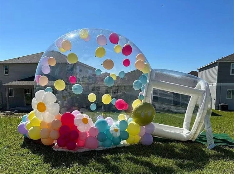 Clear Inflatable Pvc Bubble Dome House Tent Private Camping Inflatable ...