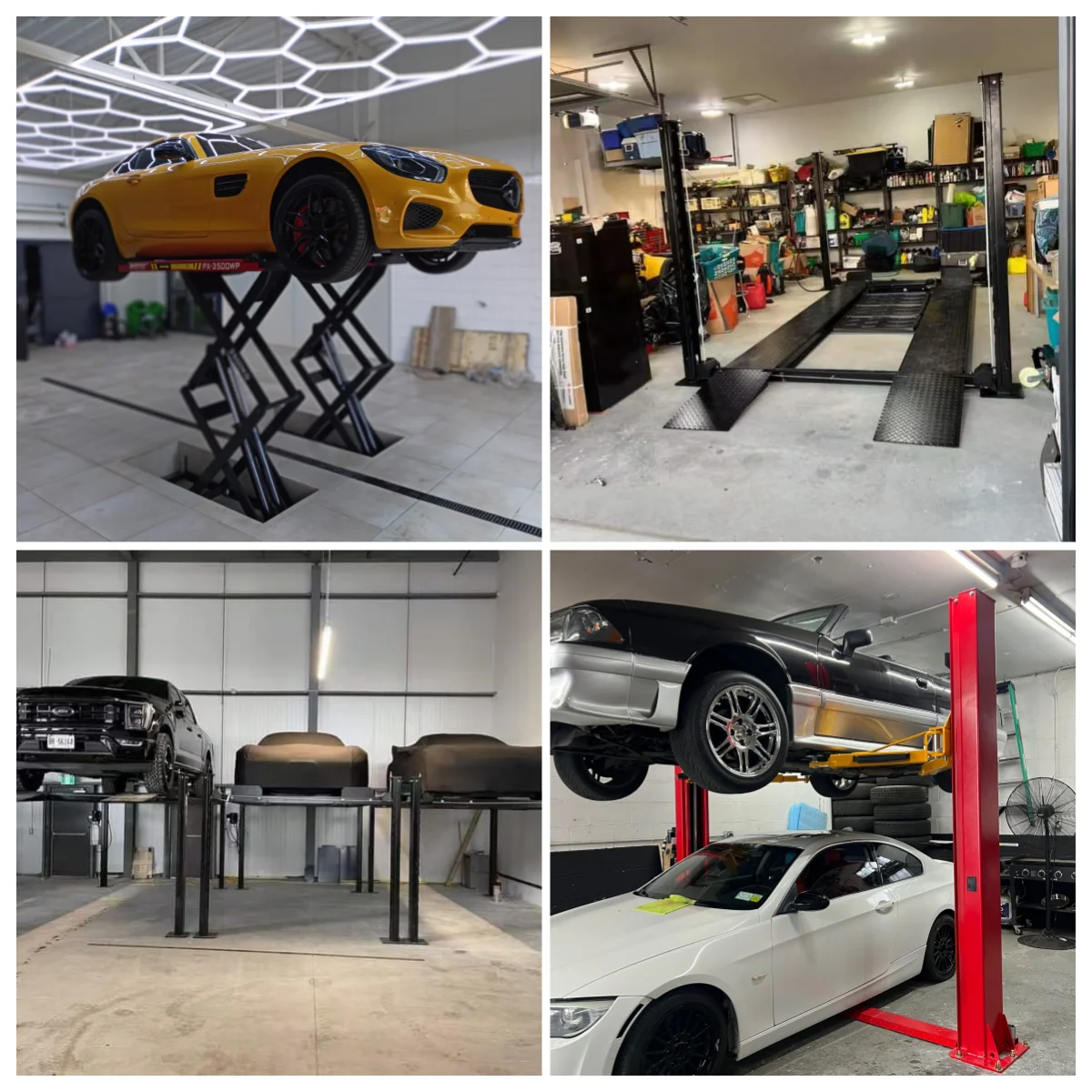 Portable Two Post Lift - Movable Auto Hoist, Ideal for Car Maintenance ...