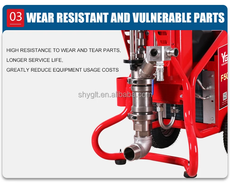 F50 Hydraulic Sprayer Fire-retardant Coating Gypsum Based Fire ...