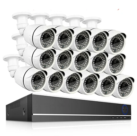 Factory Sell Ip Camera Nvr 4mp 5mp Kit Cctv 8ch 16ch Night Vision Wired ...