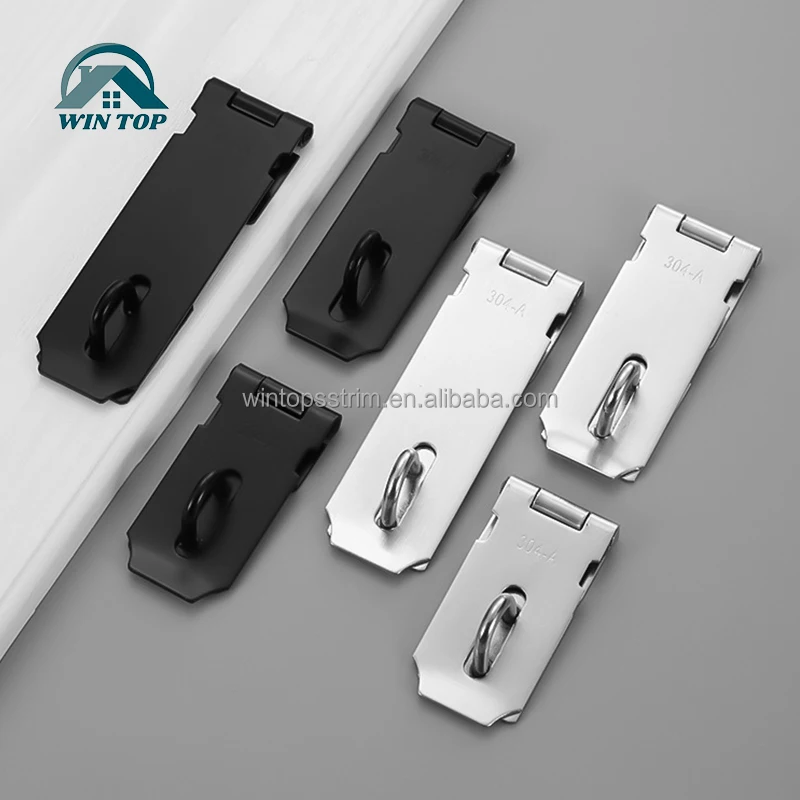 Win Top SUS Hasp Lock Catch Latch Stainless Steel Safety Padlock Latch ...