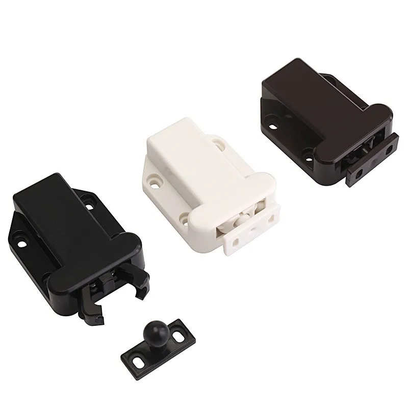 ABS Cabinet Lock Plastic Push Latch for Furniture Doors