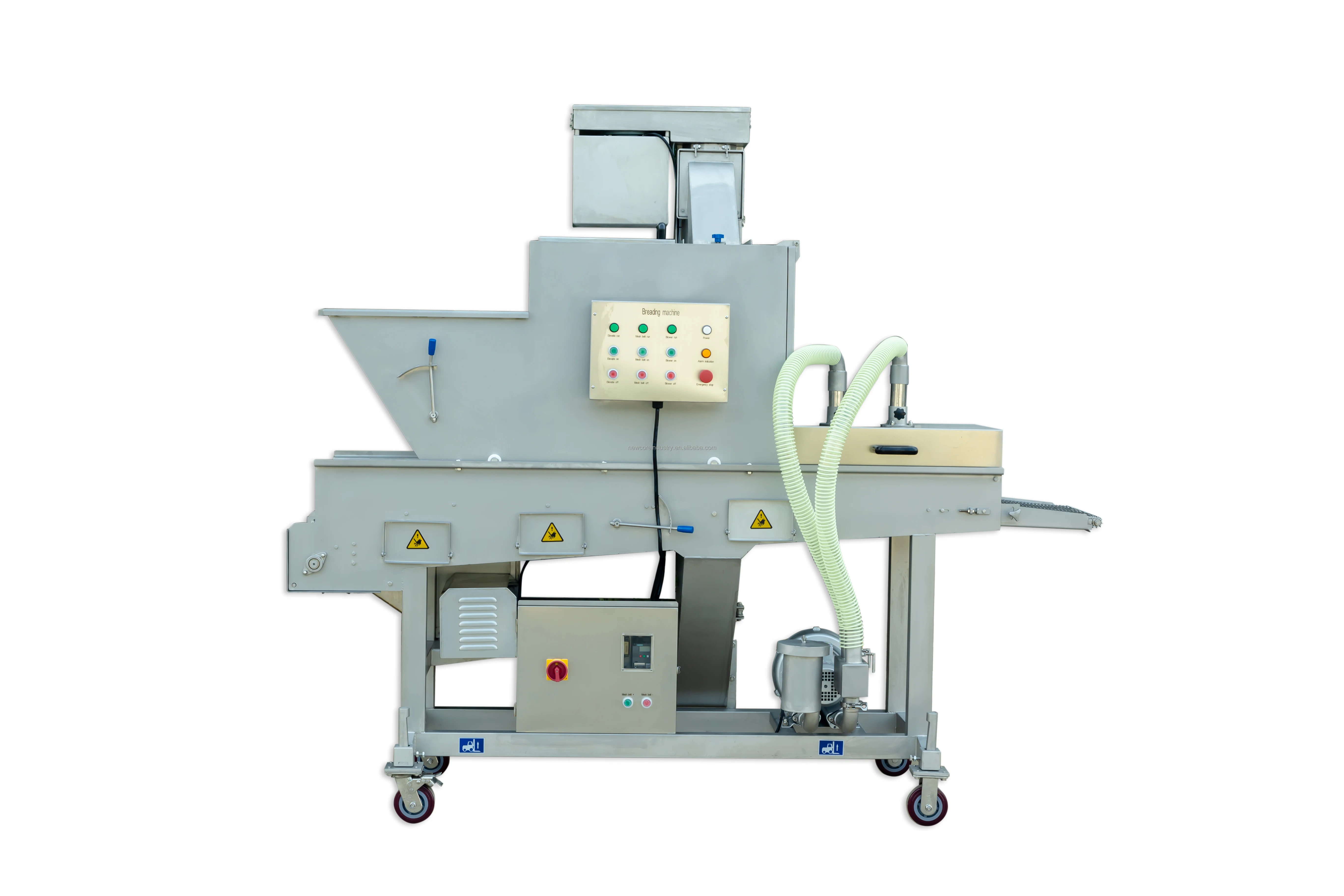 Automatic Meat Chicken Schnitzels Burger Patty Breading Crumbing ...