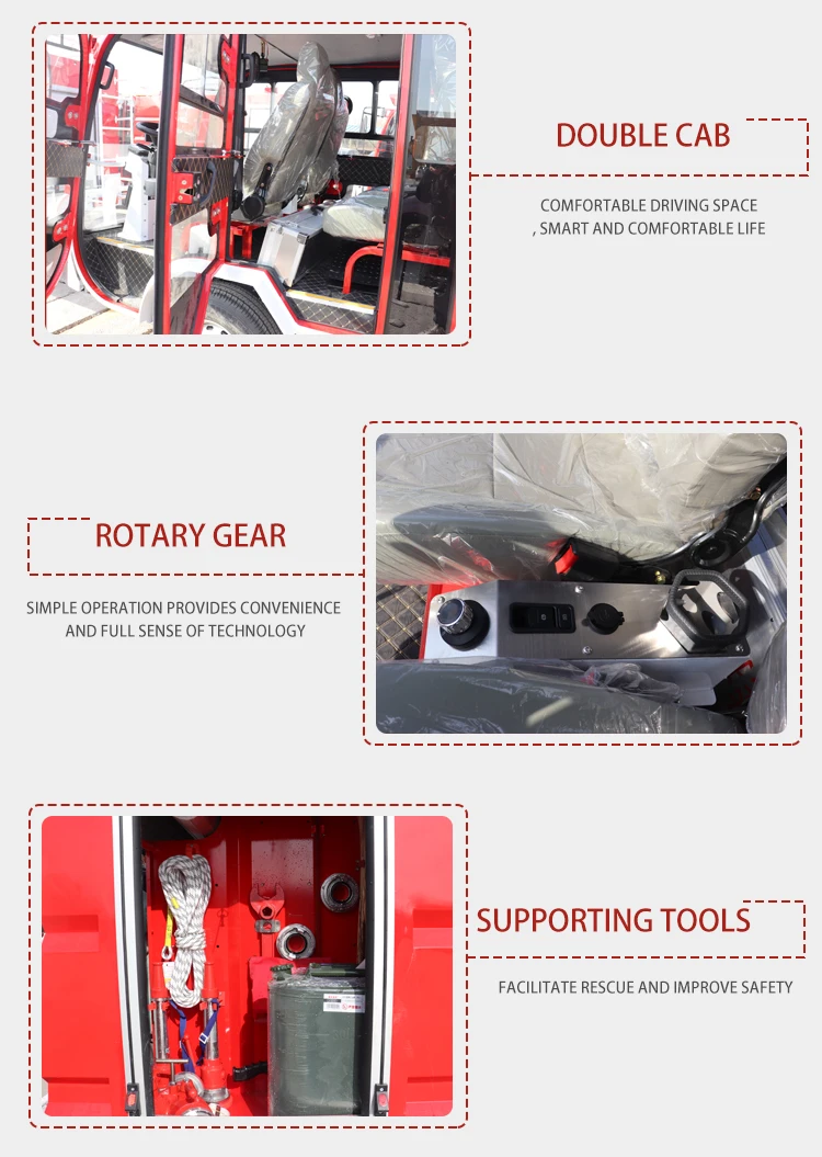 Keyu New Product Electric Fire Truck Lengthen Water Pump 6 Wheels Fire ...