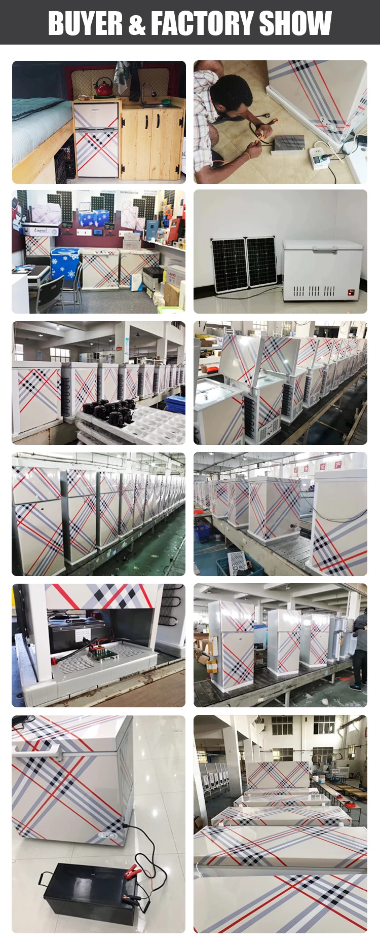 Chest Top Open Door Solar Power Refrigerator And Freezer Dc 12v/24v ...