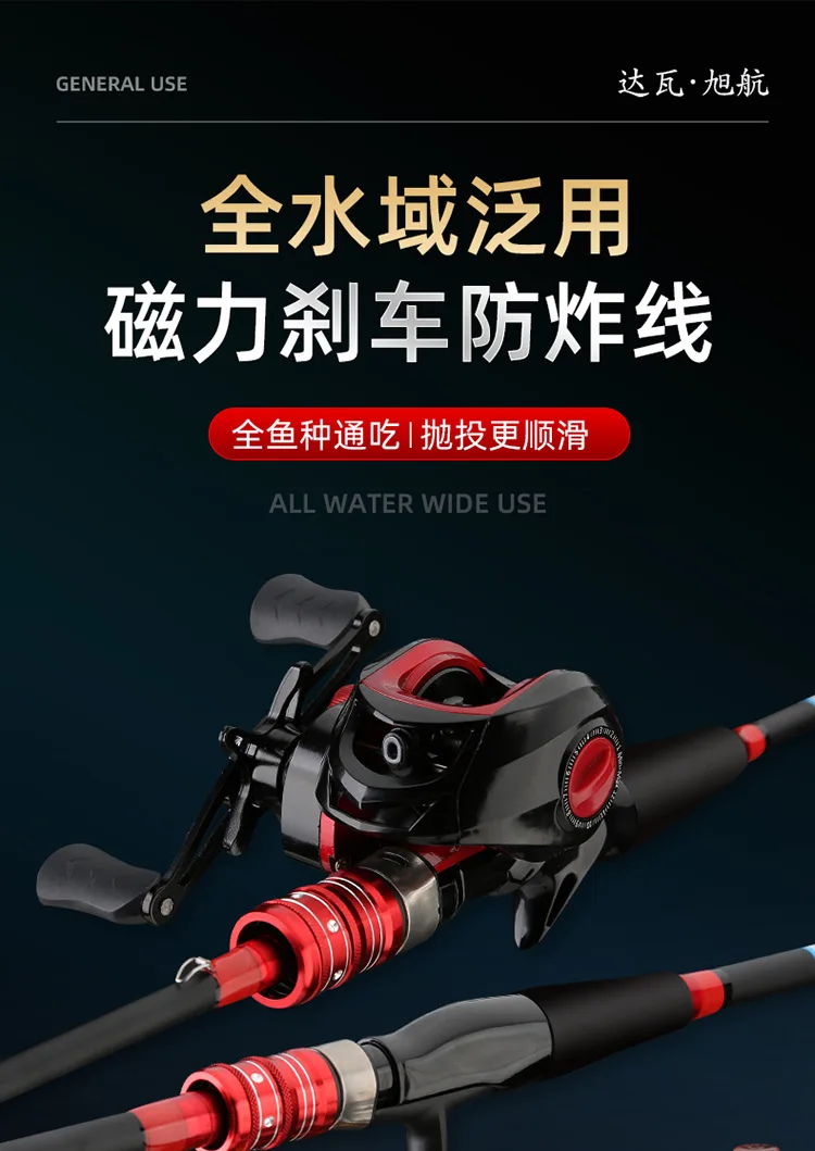 Carbon 1.8m 2.1m 2.4m 2 Sections Spinning Casting Lure Fishing Rod And ...