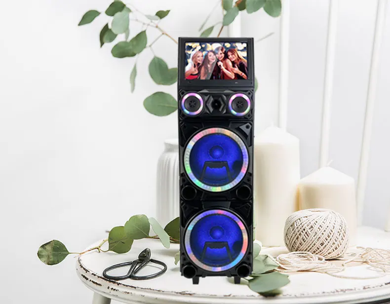 2021 Smart System Touch Screen BT Multifunction WIFI Video Trolley ...