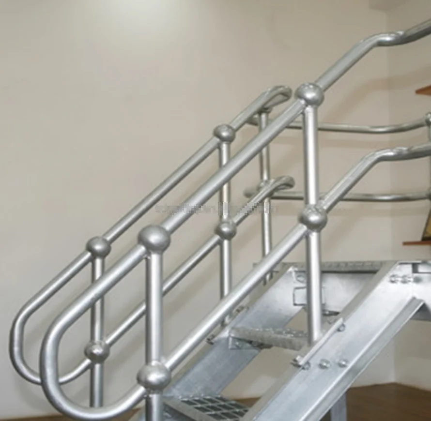 Hot Dipped Galvanized Railing /paint Railing Steel Stanchion Handrail ...