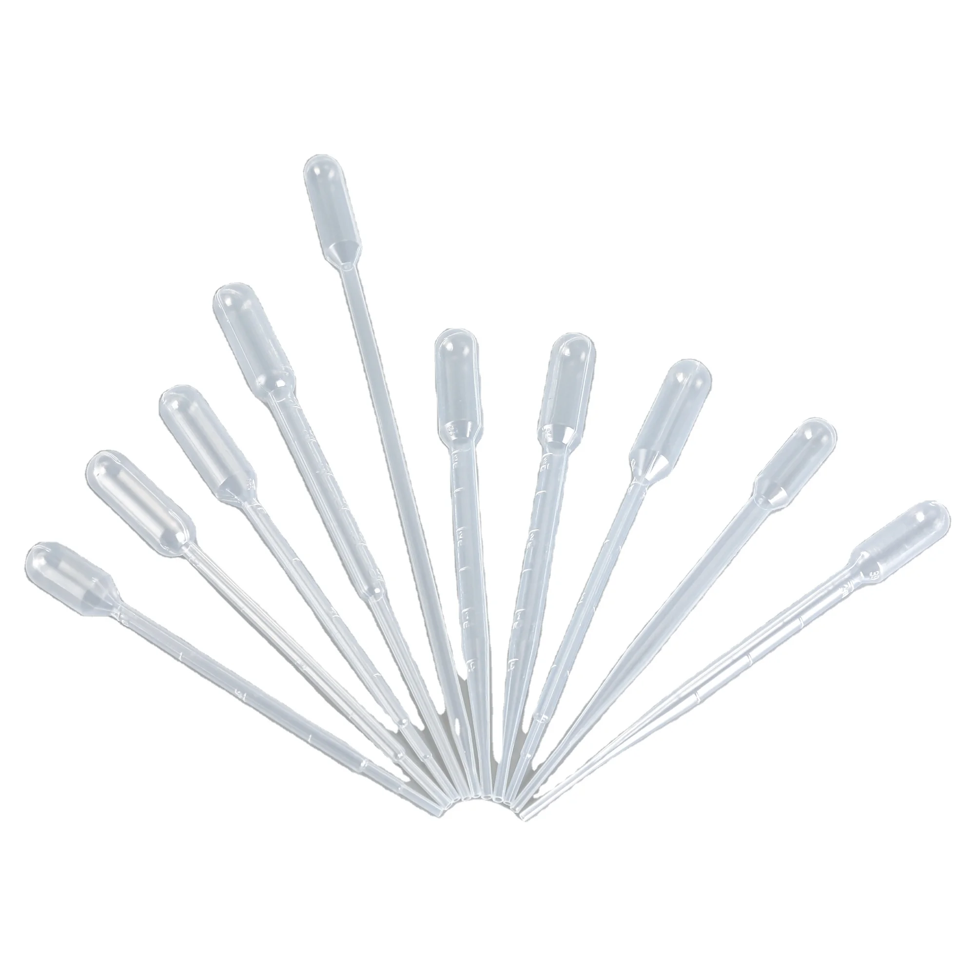 3ml Extra Long Graduated Plastic Dropper Micro Pasteur Pipette ...