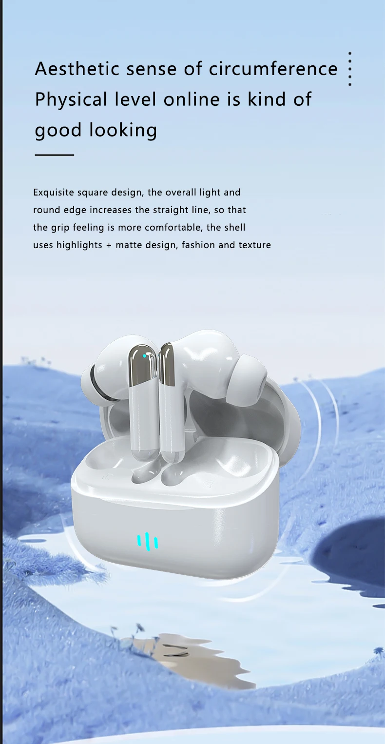 Small Wireless Earbuds Transparent Tws Earbuds Earphones Games True Wireless Earbuds For Gaming ...